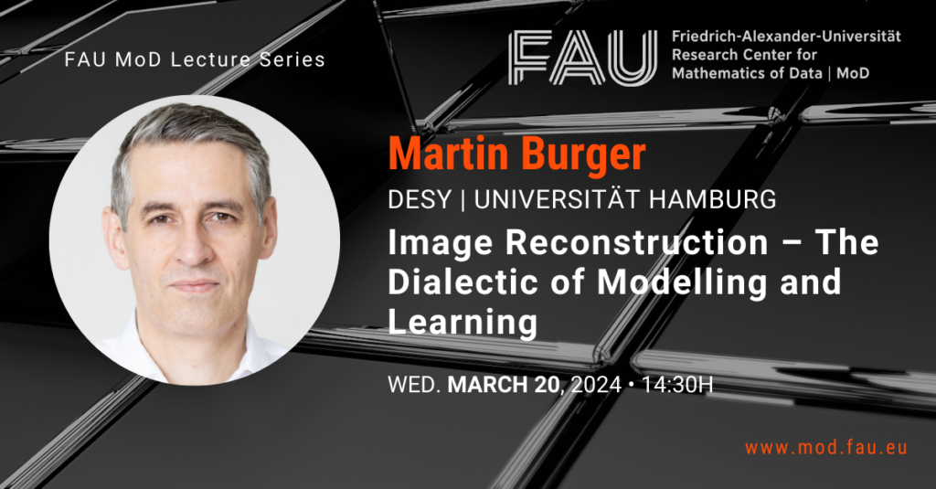 FAU MoD Lecture: Image Reconstruction – The Dialectic of Modelling and Learning